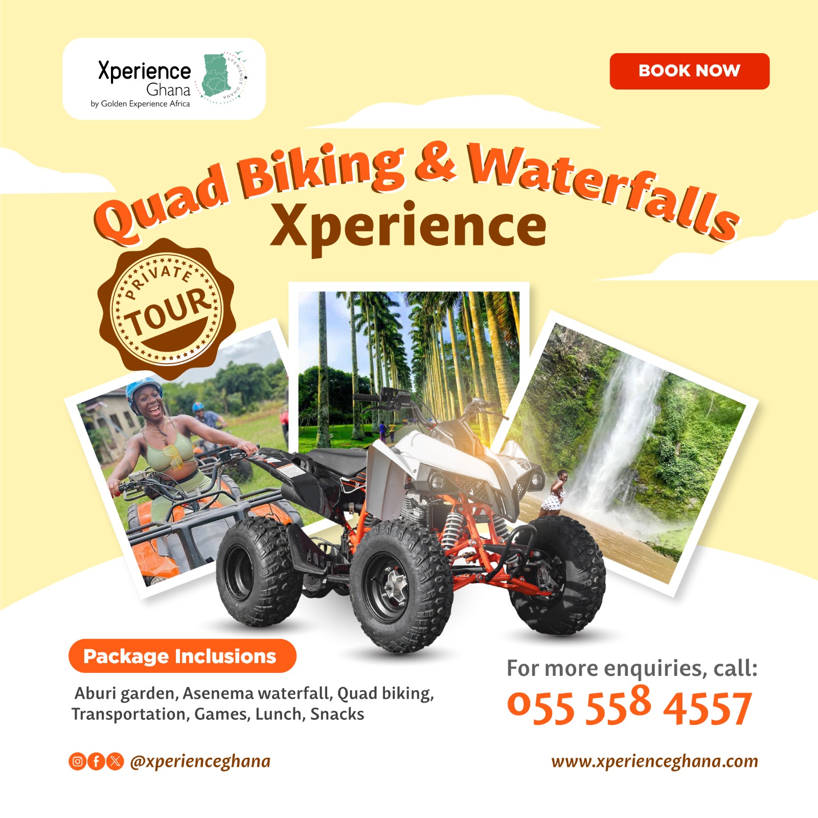Quad Biking and Waterfalls Xperience - XperienceGhana by Golden ...